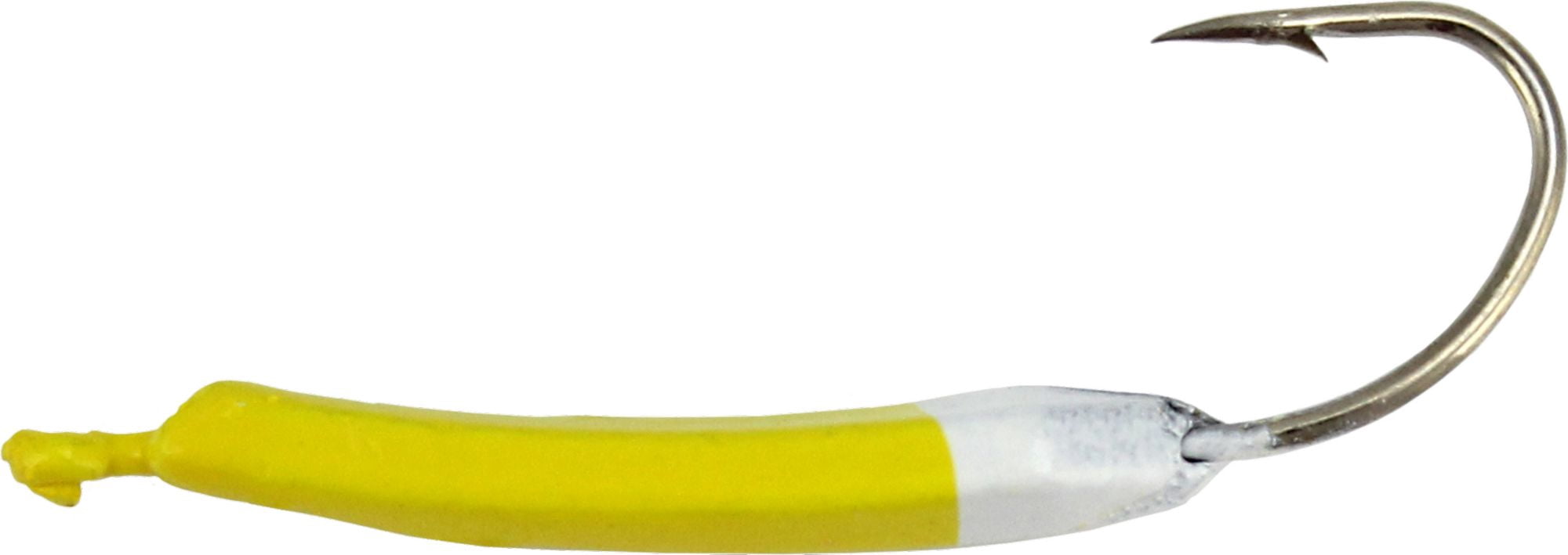 Buccaneer Wiggler Jig with Stinger Hook, Yellow & White, 1/4 oz, 3 ...