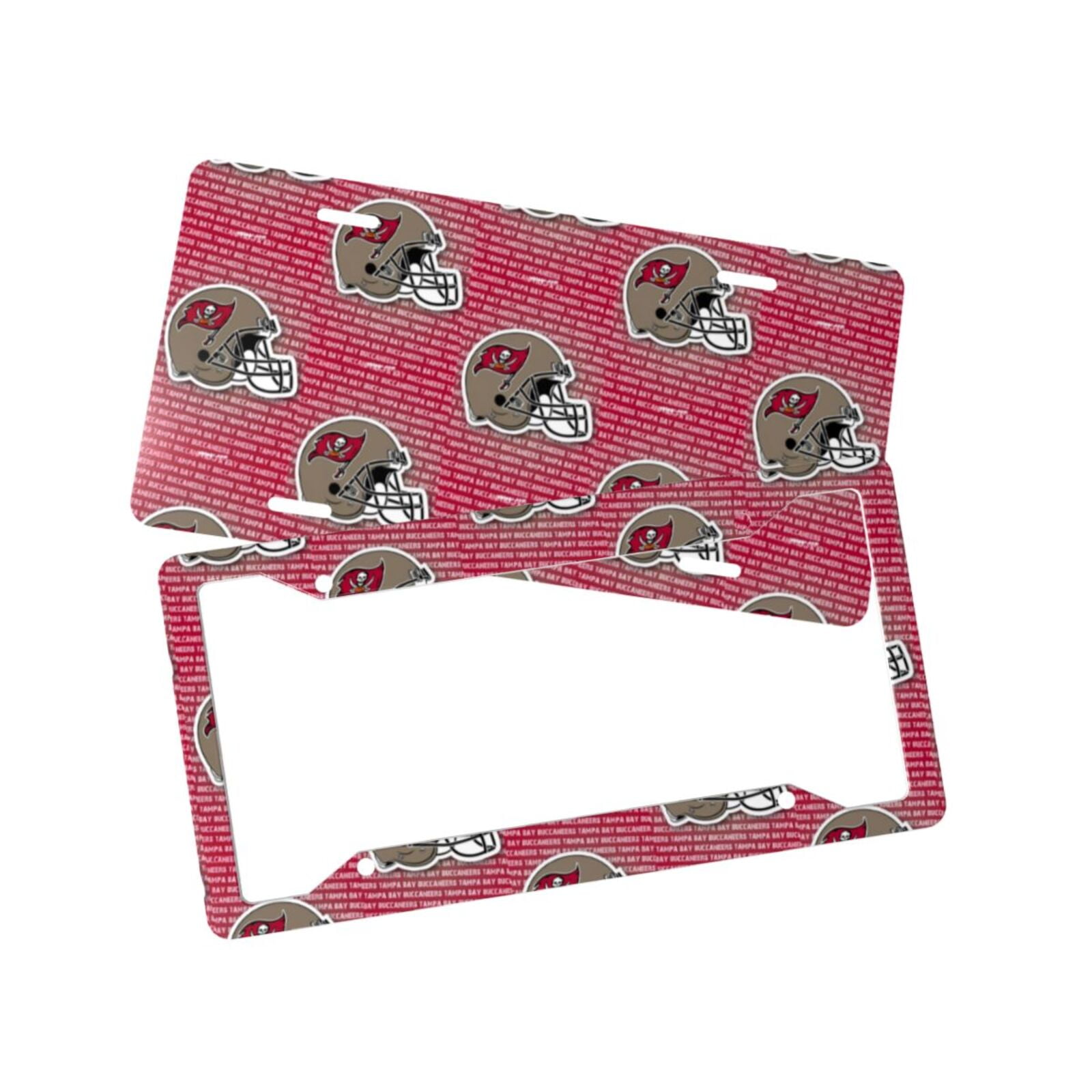 Buccaneers Car License Plate Aluminum Car Front Frames Tags Without ...