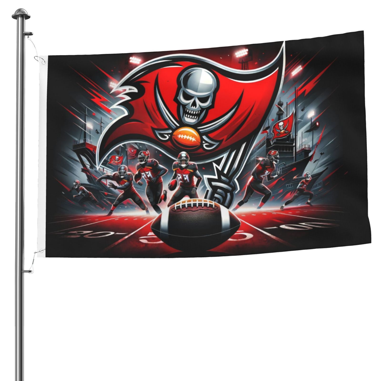 Buccaneers Football Sport Fans Double Two Sided House Flag 5X8FT ...