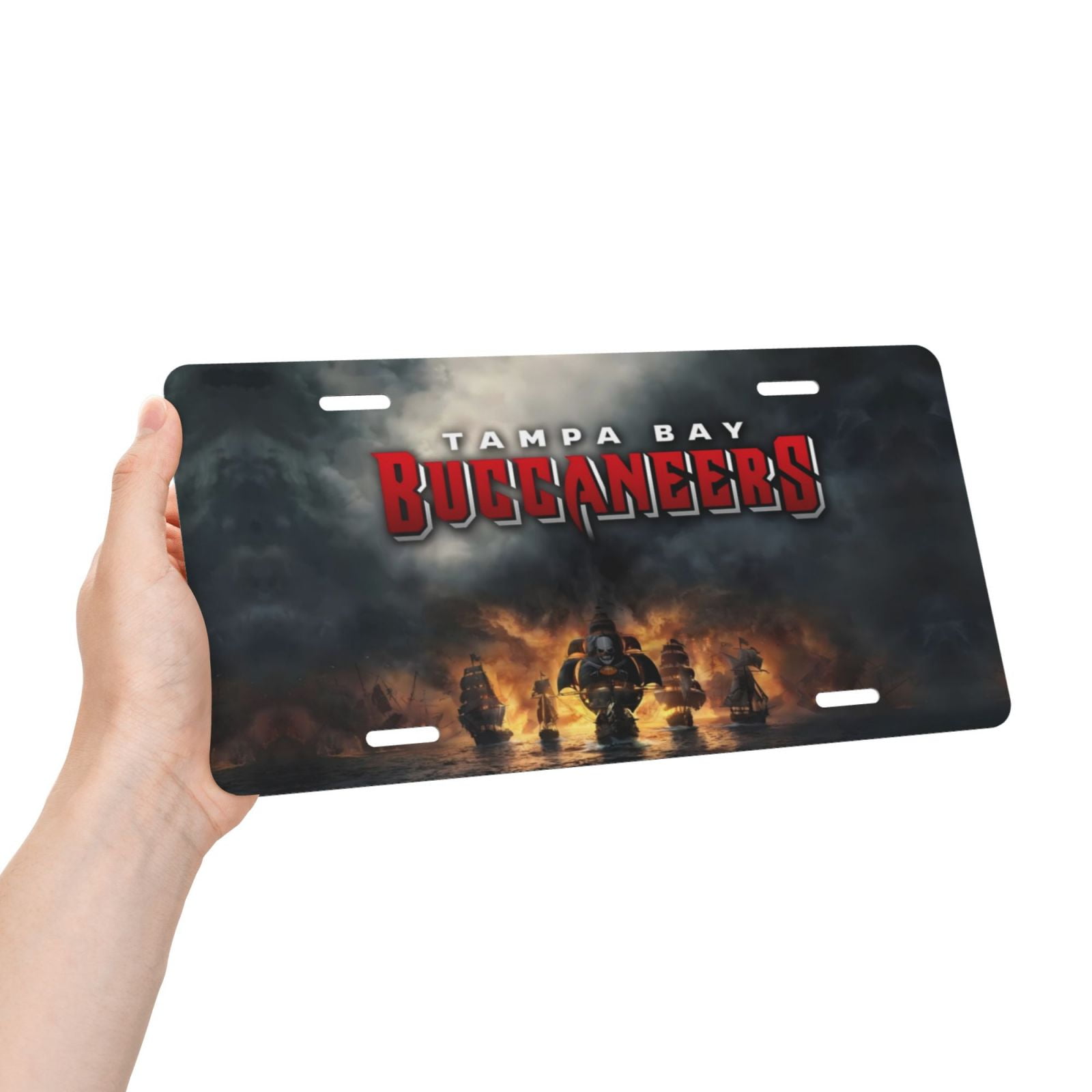 Buccaneers Football Team Fan Car License Plate - Car Aluminum ...