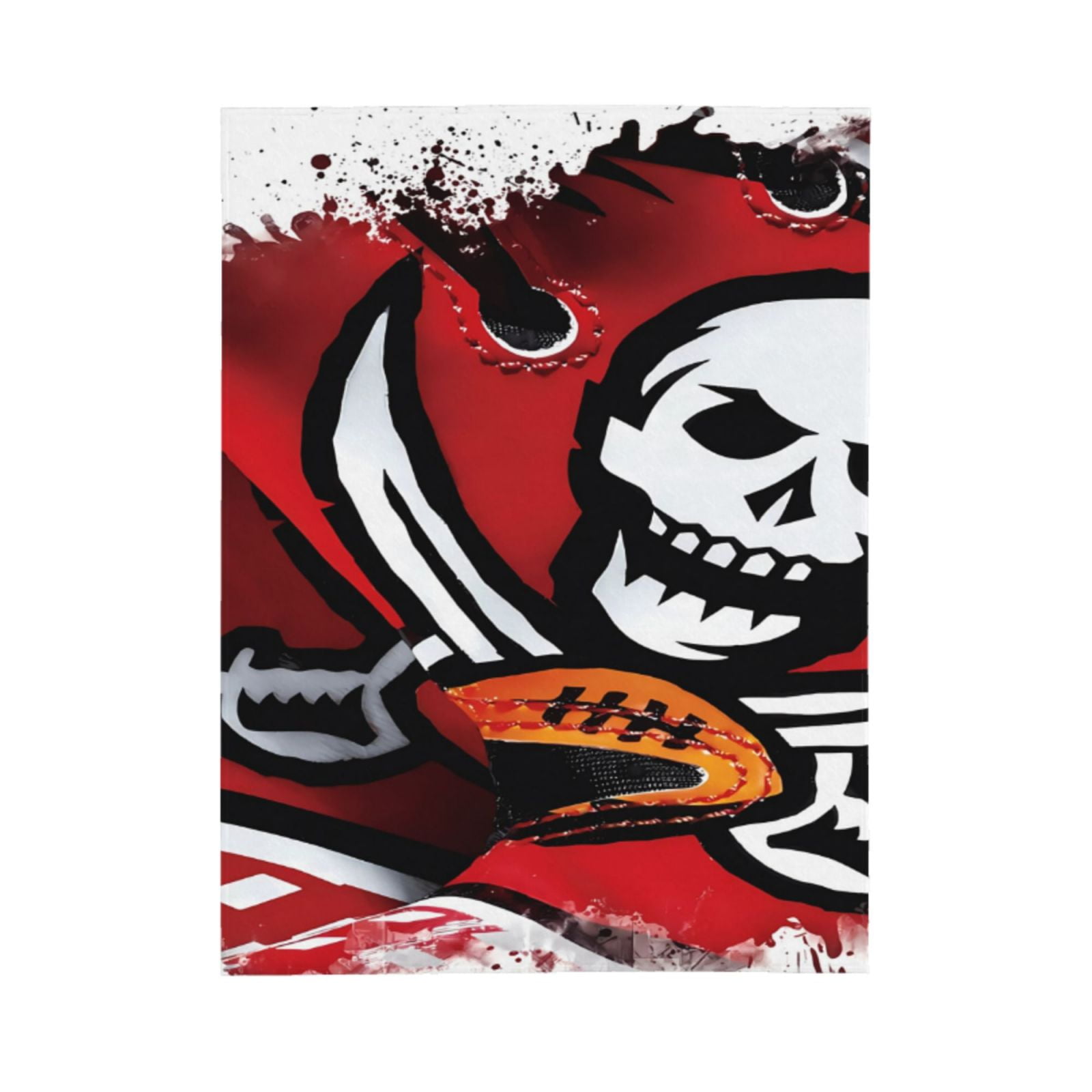 Buccaneers Football Team Flannel Blanket, Thickened and Super Soft ...
