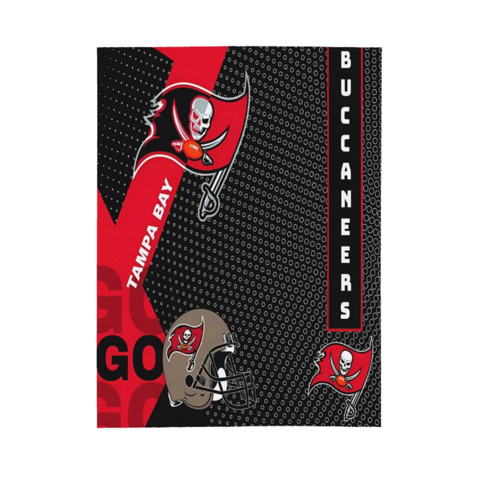 Buccaneers Football Team Flannel Blanket, Thickened and Super Soft ...