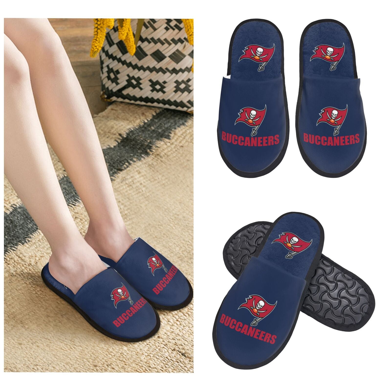 Buccaneers Football Team Logo Autumn And Winter Home Indoor Cotton ...