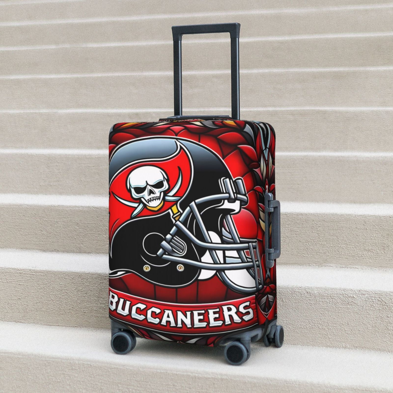 Buccaneers Football Team Pattern Elastic Luggage Cover, Easy to Install ...
