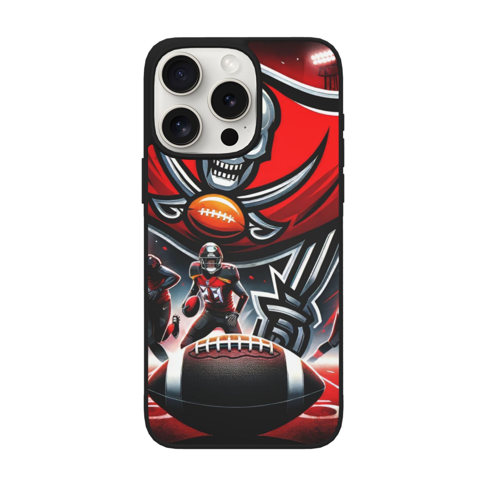 Buccaneers Iphone 15 Soft Glass Case Fun Football Soft Anti Scratch ...