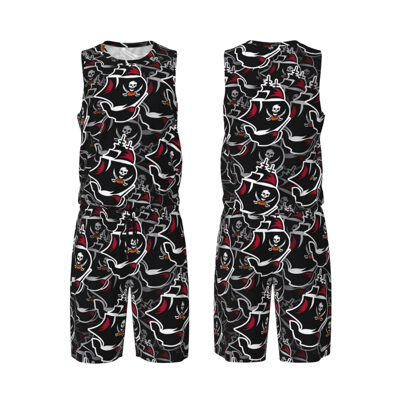 Buccaneers Men’s Basketball Uniform Set Men Basketball Jersey and ...