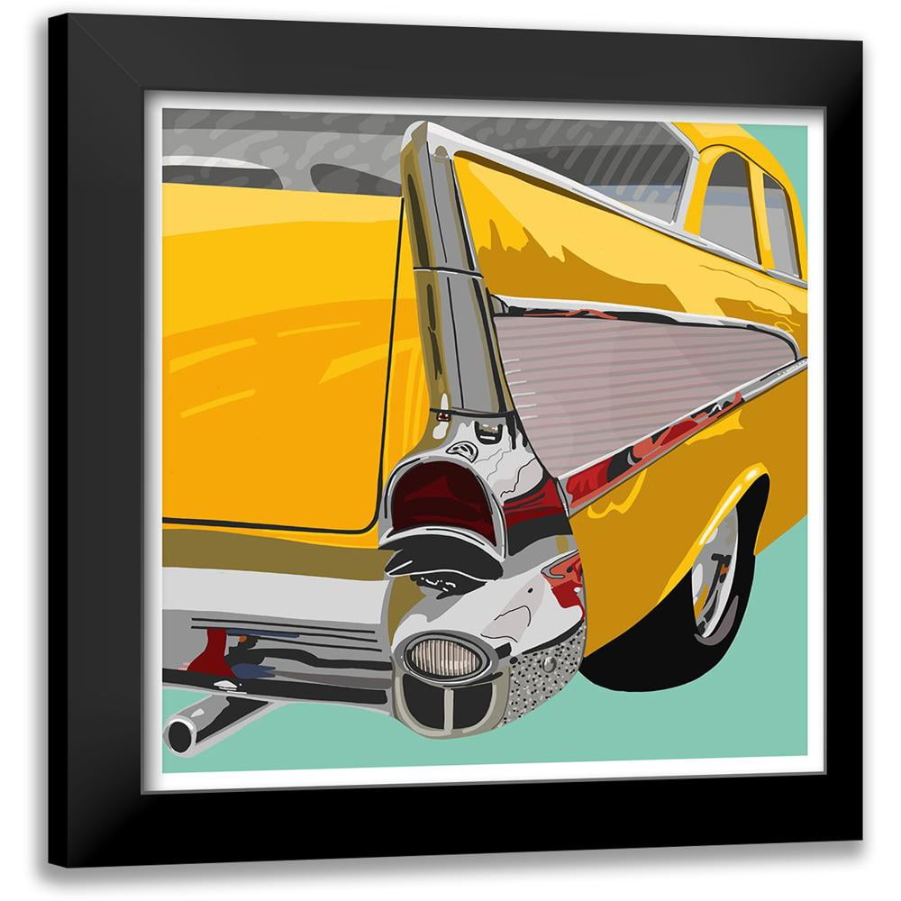 Bucheli, Jen 12x12 Black Modern Framed Museum Art Print Titled ...