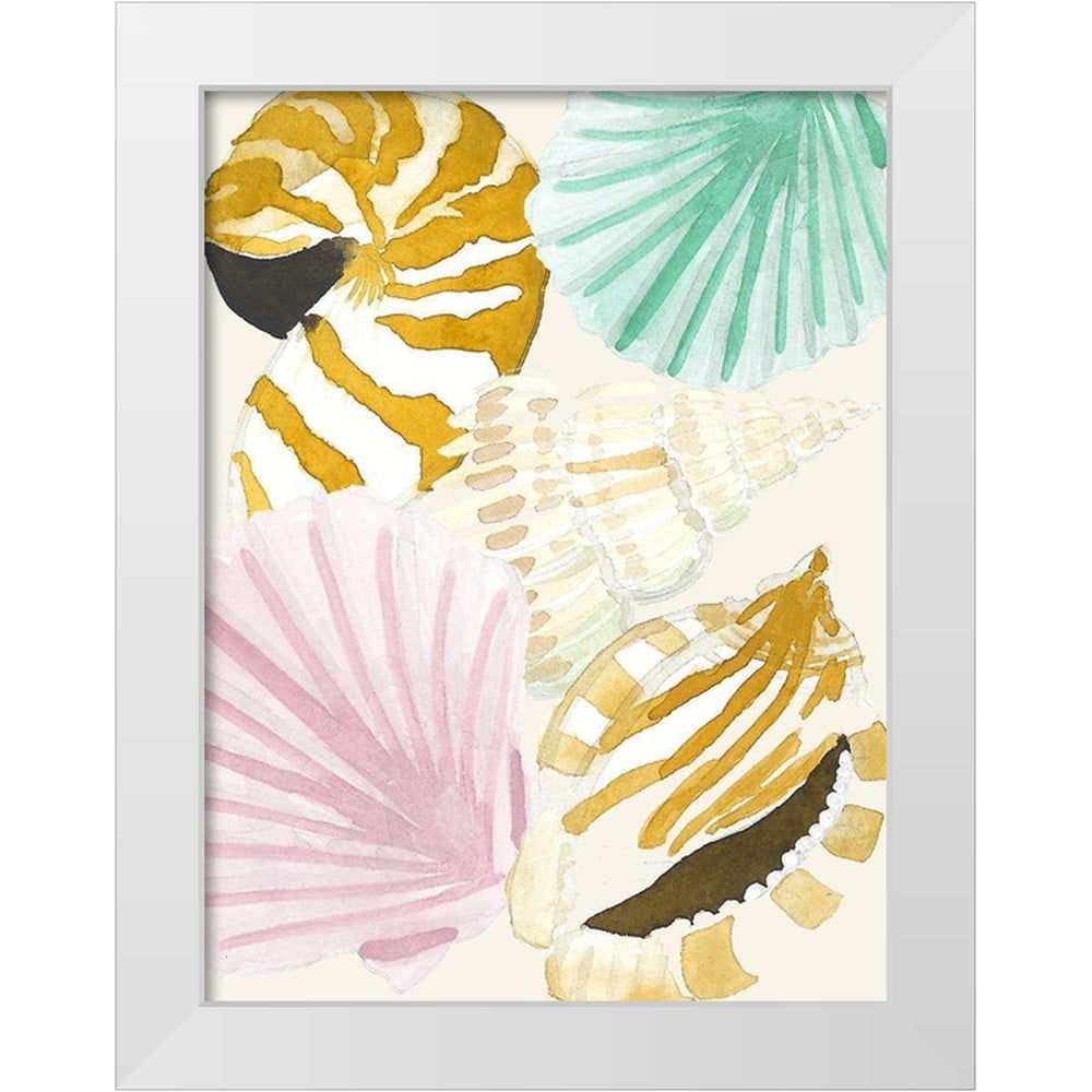 Bucheli, Jen 25x32 White Modern Wood Framed Museum Art Print Titled ...