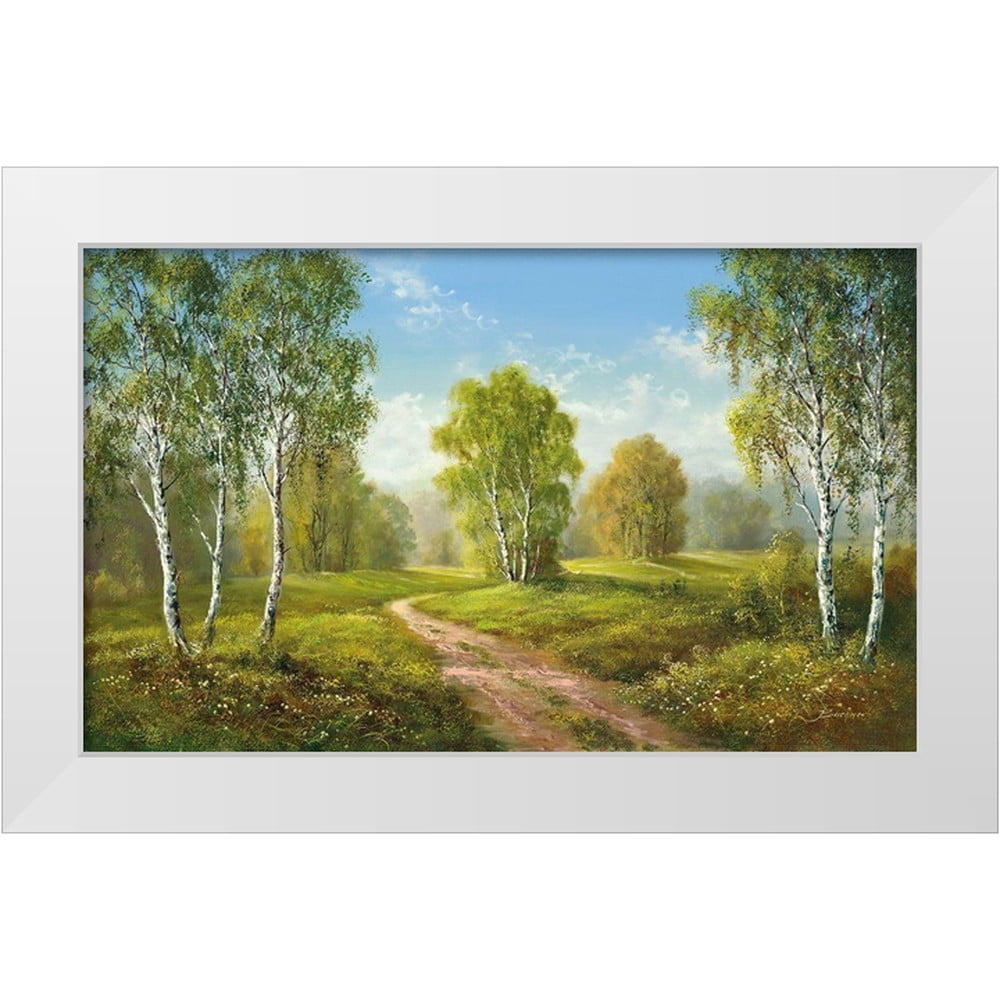 Buchner, H. 32x21 White Modern Wood Framed Museum Art Print Titled ...