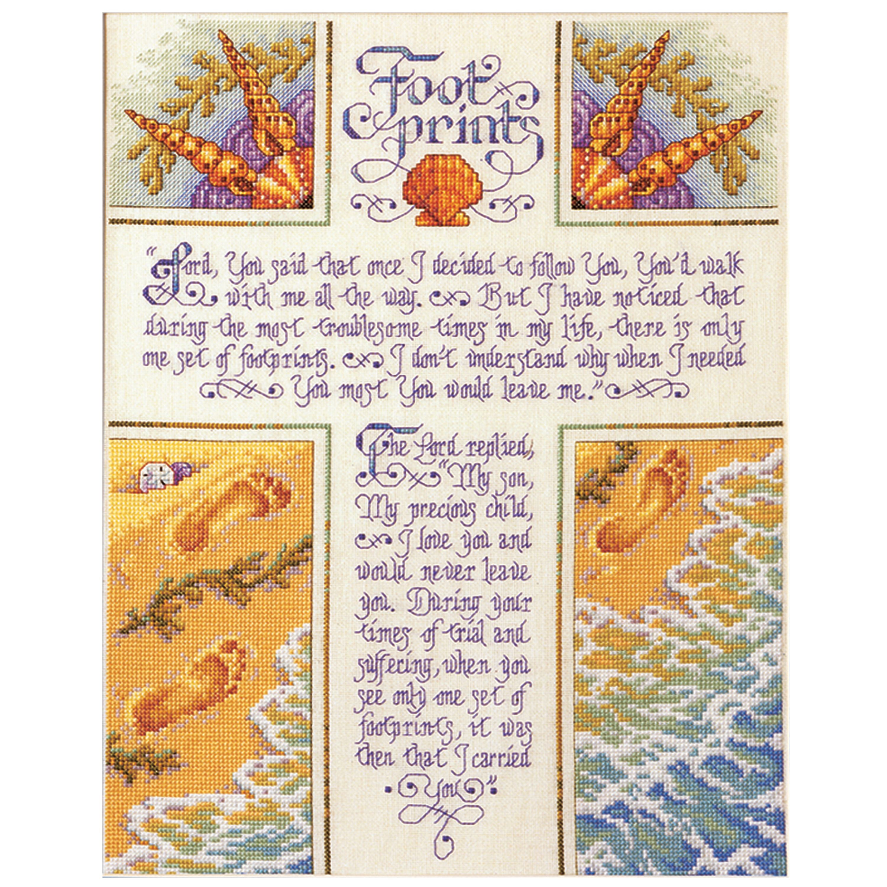 Bucilla Counted Footprints stitch Kit, 1 Each - Walmart.com