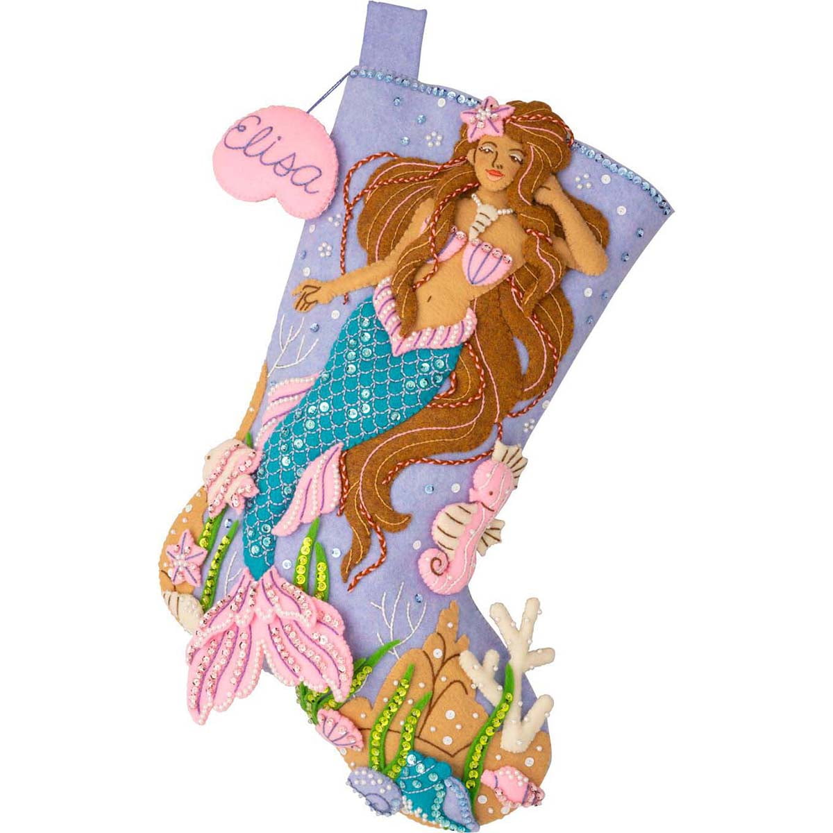 Bucilla® Mystical Mermaid Stocking Kit - Walmart.com
