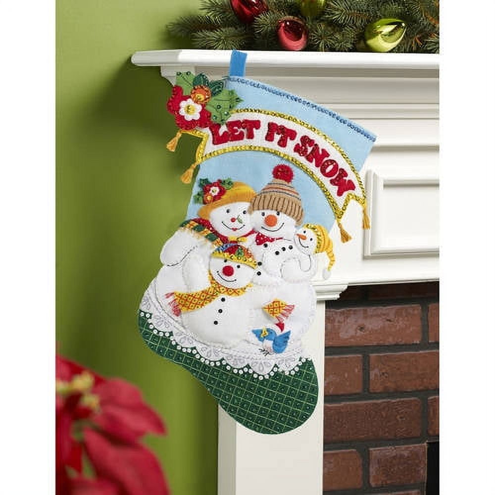 Bucilla Seasonal - Felt - Stocking Kits - Walmart.com
