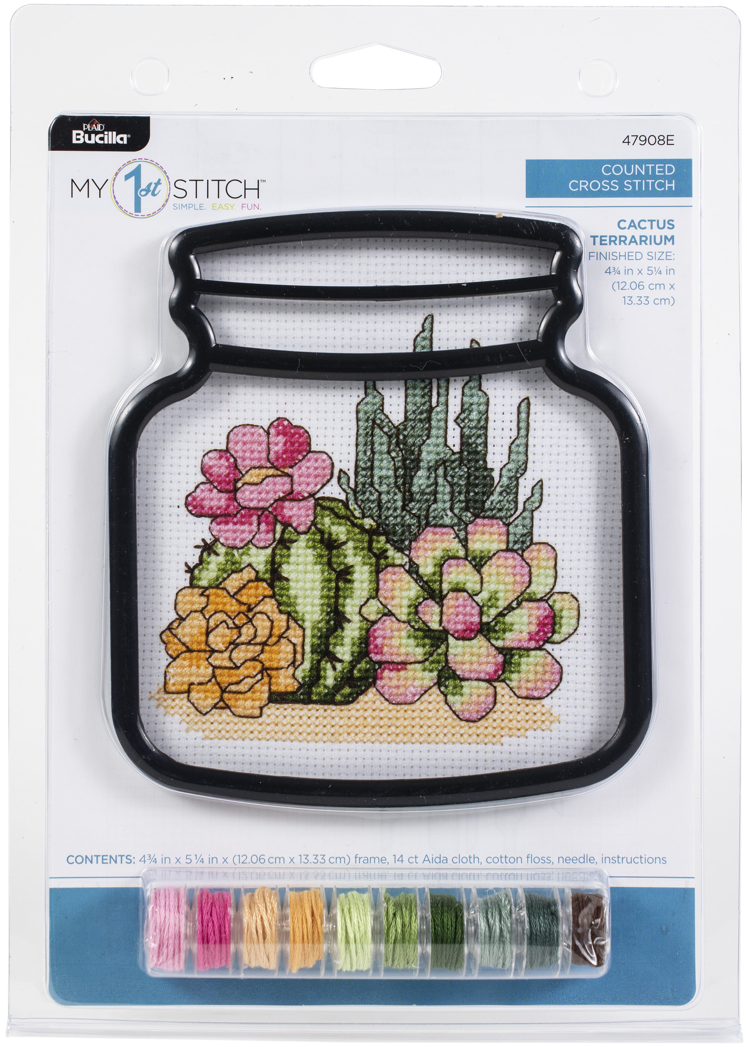 Bucilla Terrarium Cactus (14 Count) - Walmart.com