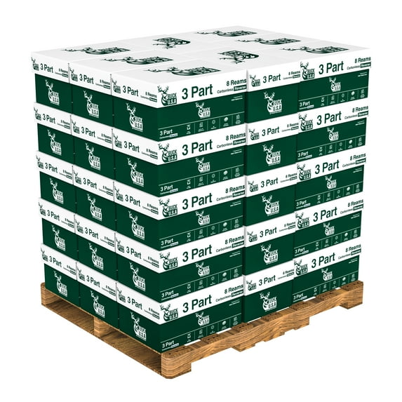 Buck 3 Part Reverse Digital Carbonless NCR Paper, 8.5" x 11" Collated ...