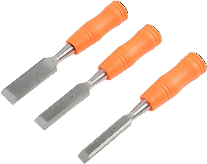 Buck Brothers 120203K 3-Piece Wood Chisel Set With Acetate Handles | 1/ ...