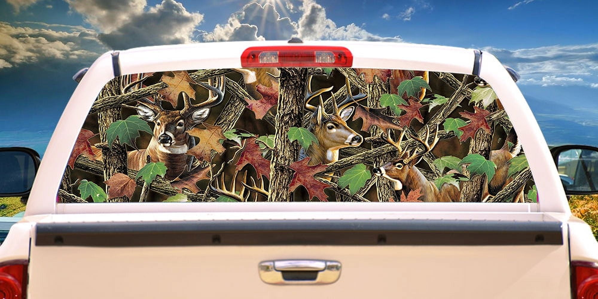 Buck Camo Rear Window Graphic | HD Truck & Car Back Window Graphic ...