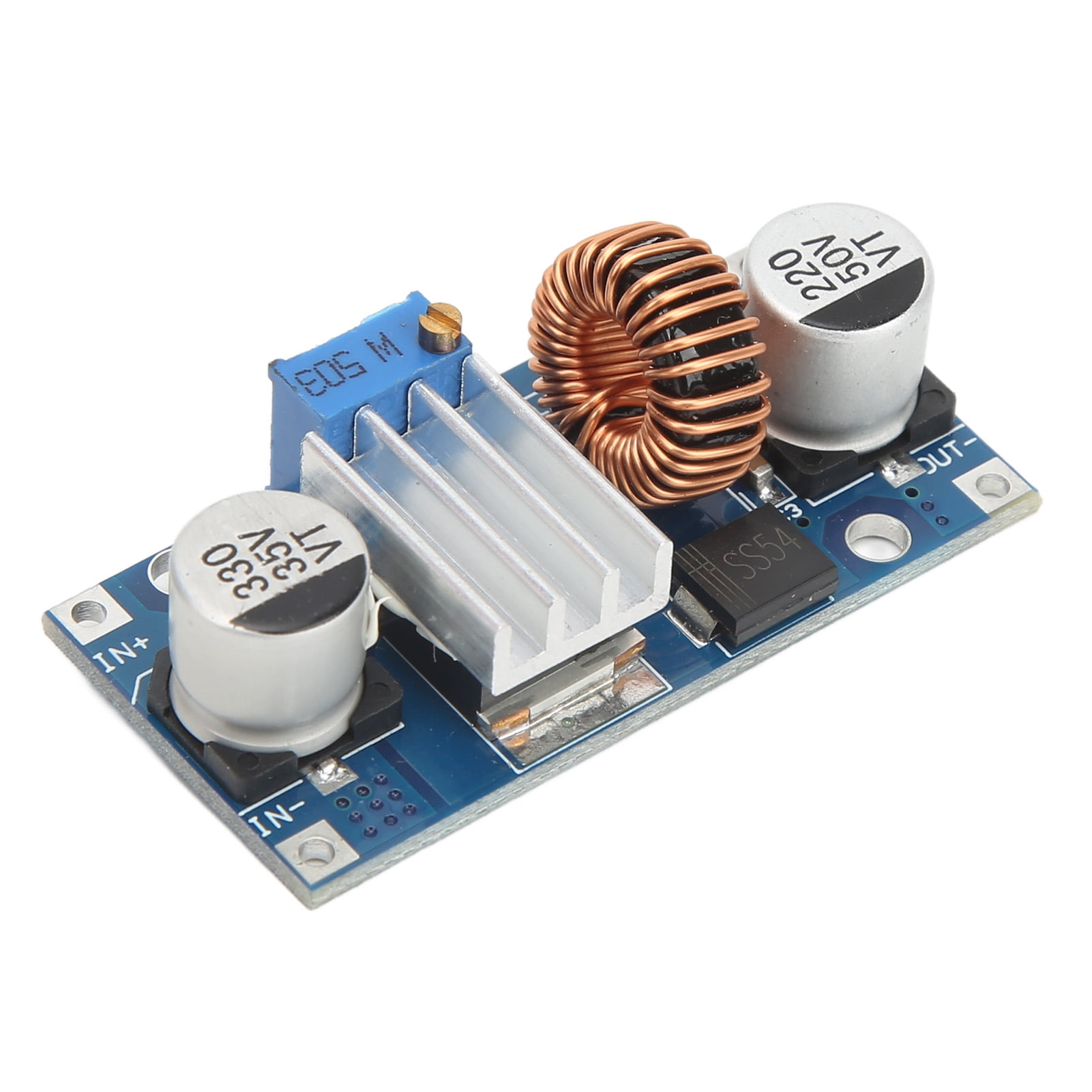 Buck Converter DC 4?38V Input DC 1.25?30V Output 5A Voltage Regulator ...