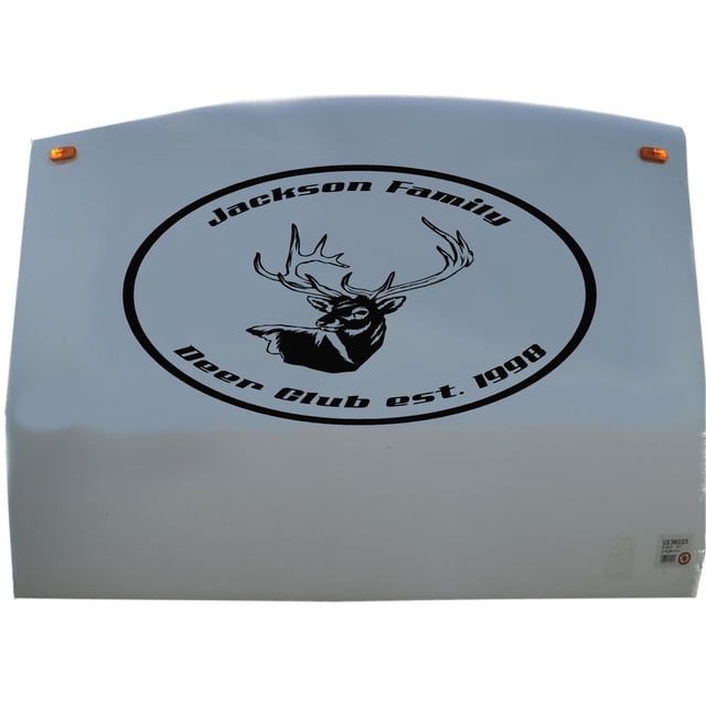 Buck Deer Camp Hunting Head Mountains RV Camper 5th Wheel Motor Home ...