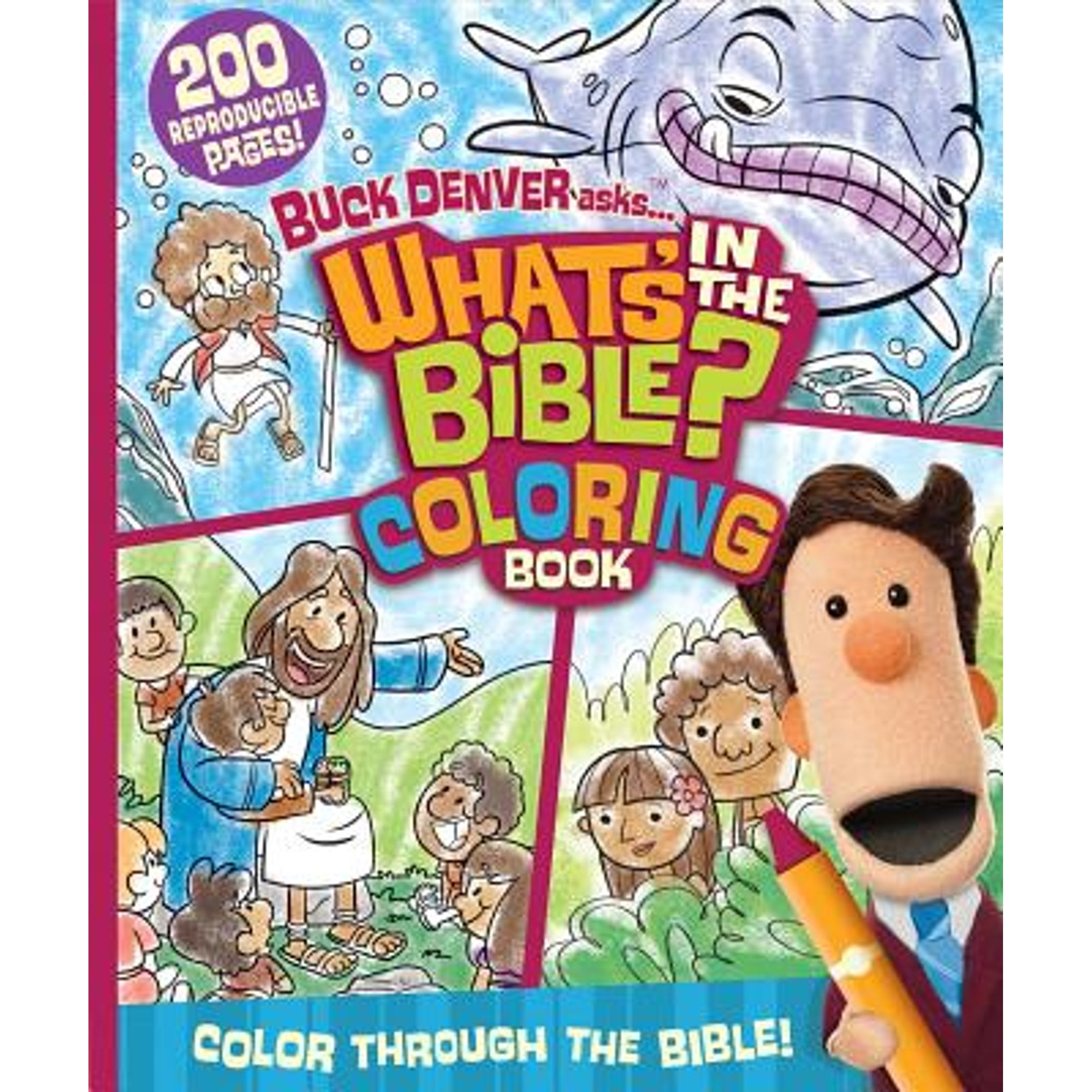 Pre-Owned Buck Denver Asks... What's in the Bible Coloring Book: Color ...