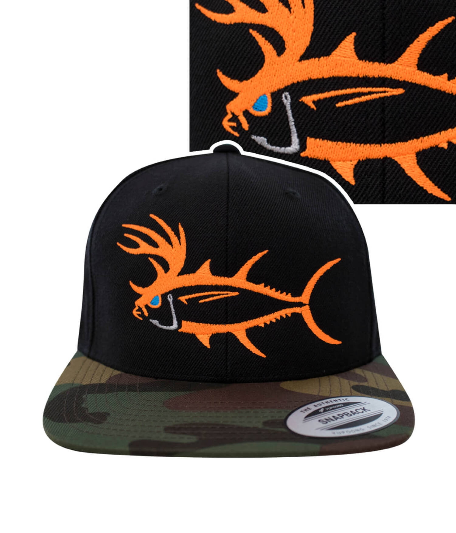 "Buck-Eye" Evening Glow Unisex Flatbill Snapback Hat - Walmart.com