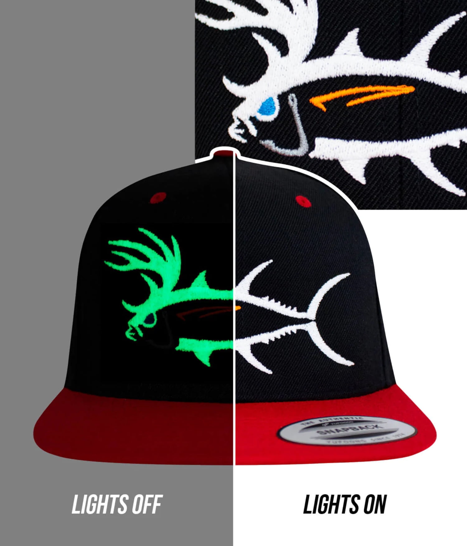"Buck-Eye" Evening Glow Unisex Flatbill Snapback Hat - Walmart.com