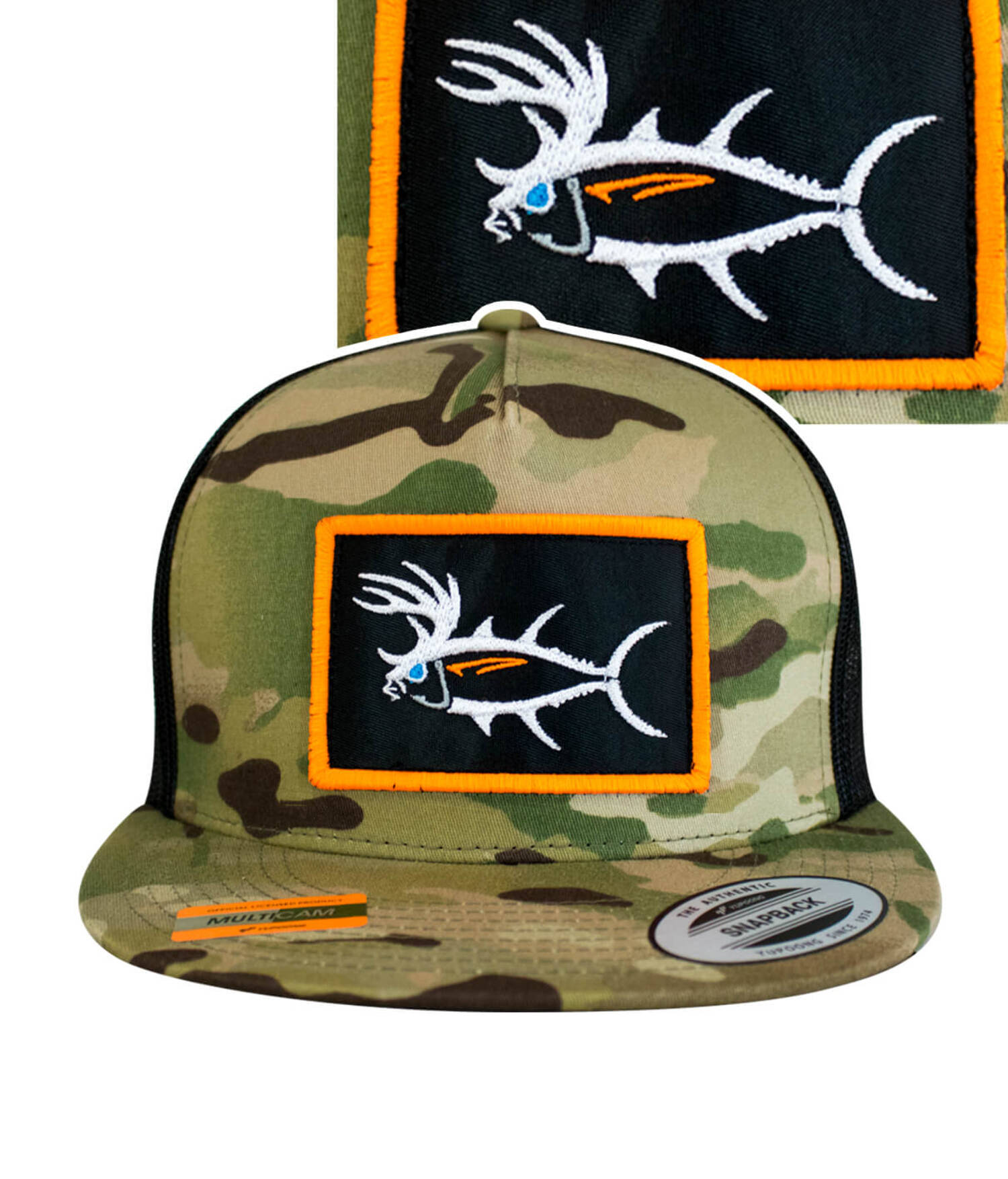 "Buck-Eye Patch" Unisex Snapback Trucker Hat - Walmart.com