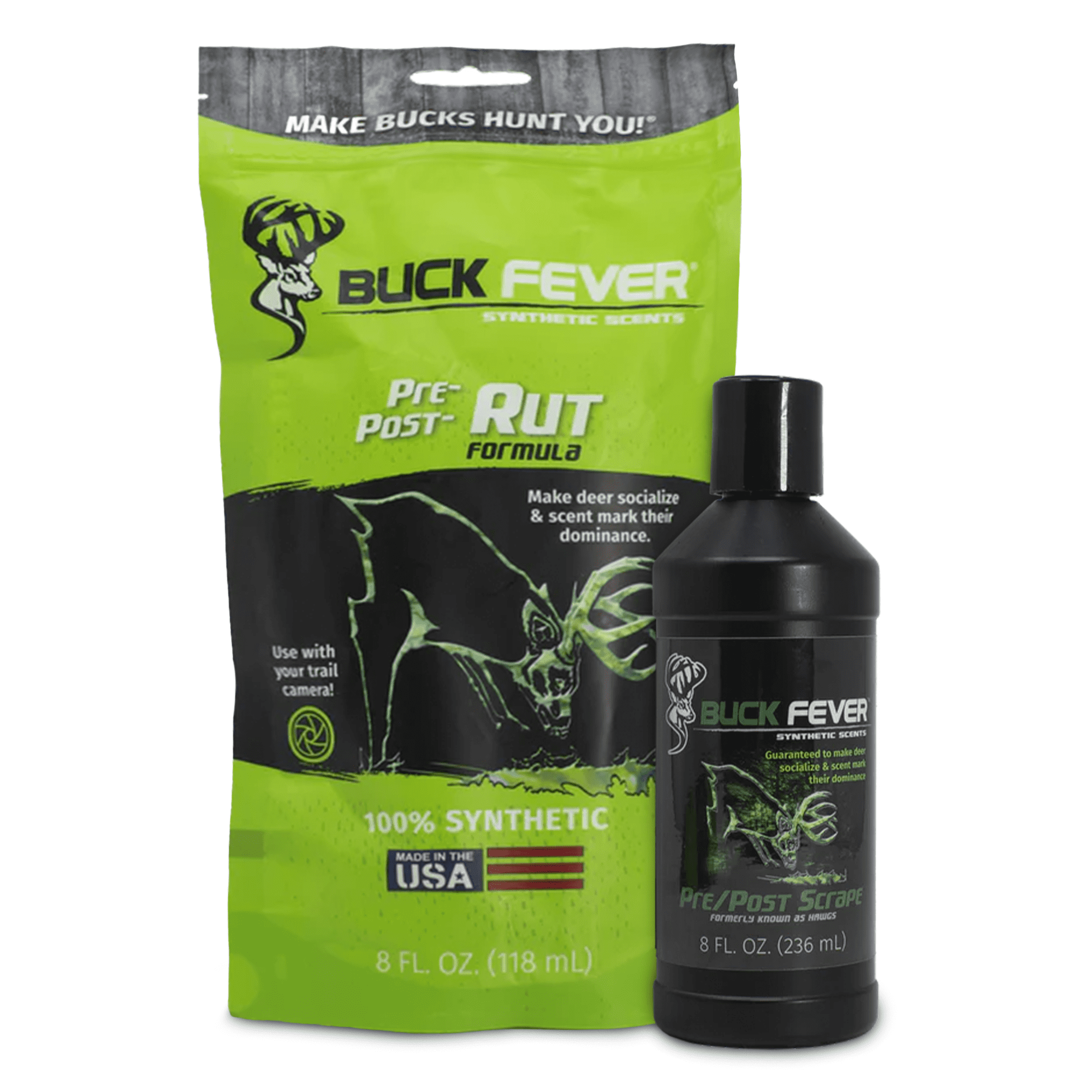 Buck Fever Pre/Post Buck Rut Scent (8 oz), Syntheticly Formulated ...