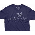 Buck Heartbeat Pulse Deer Hunting Graphic Men's T-Shirt Assorted Colors ...