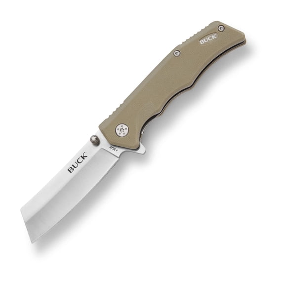 Buck Knives, Folding EDC Knife, 252, 3-3/4‚Äù cleaver blade - Walmart.com