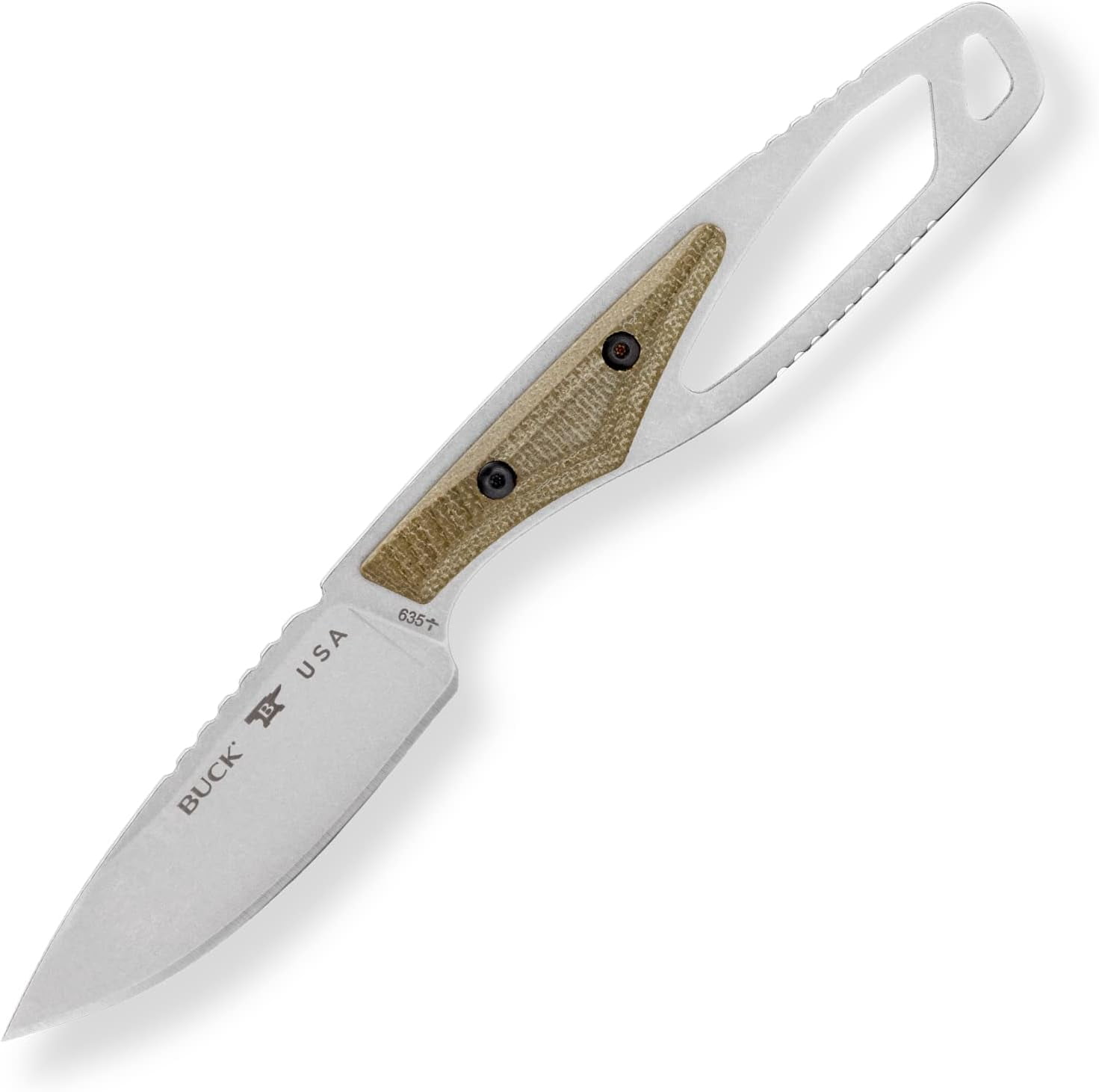Buck Knives 635 Paklite Cape Pro Fixed Blade Hunting Knife, 2 3/4 ...