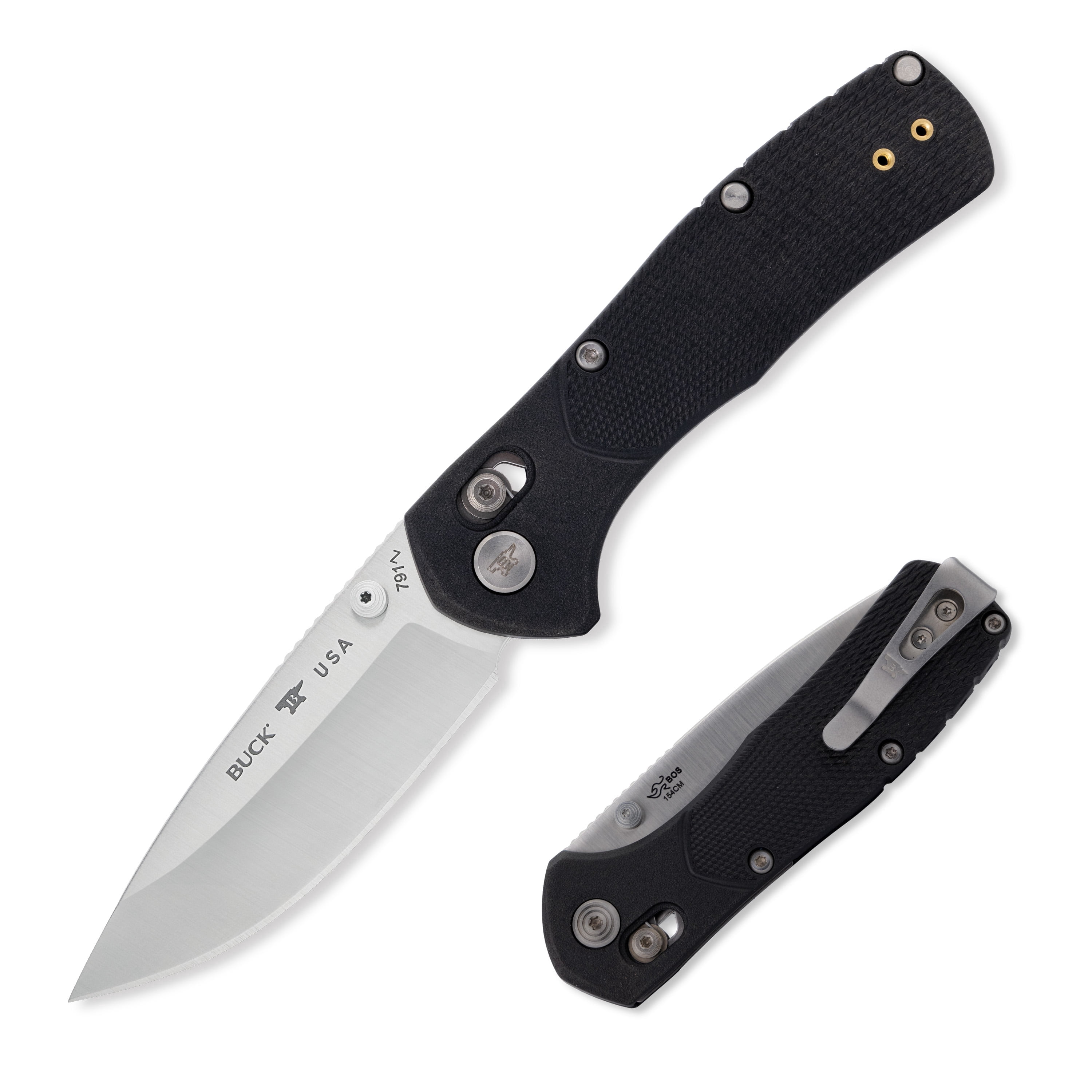 Buck Knives 791 Range Pro Folding Pocket Knife, EDC Knife, 3-3/8” Drop ...