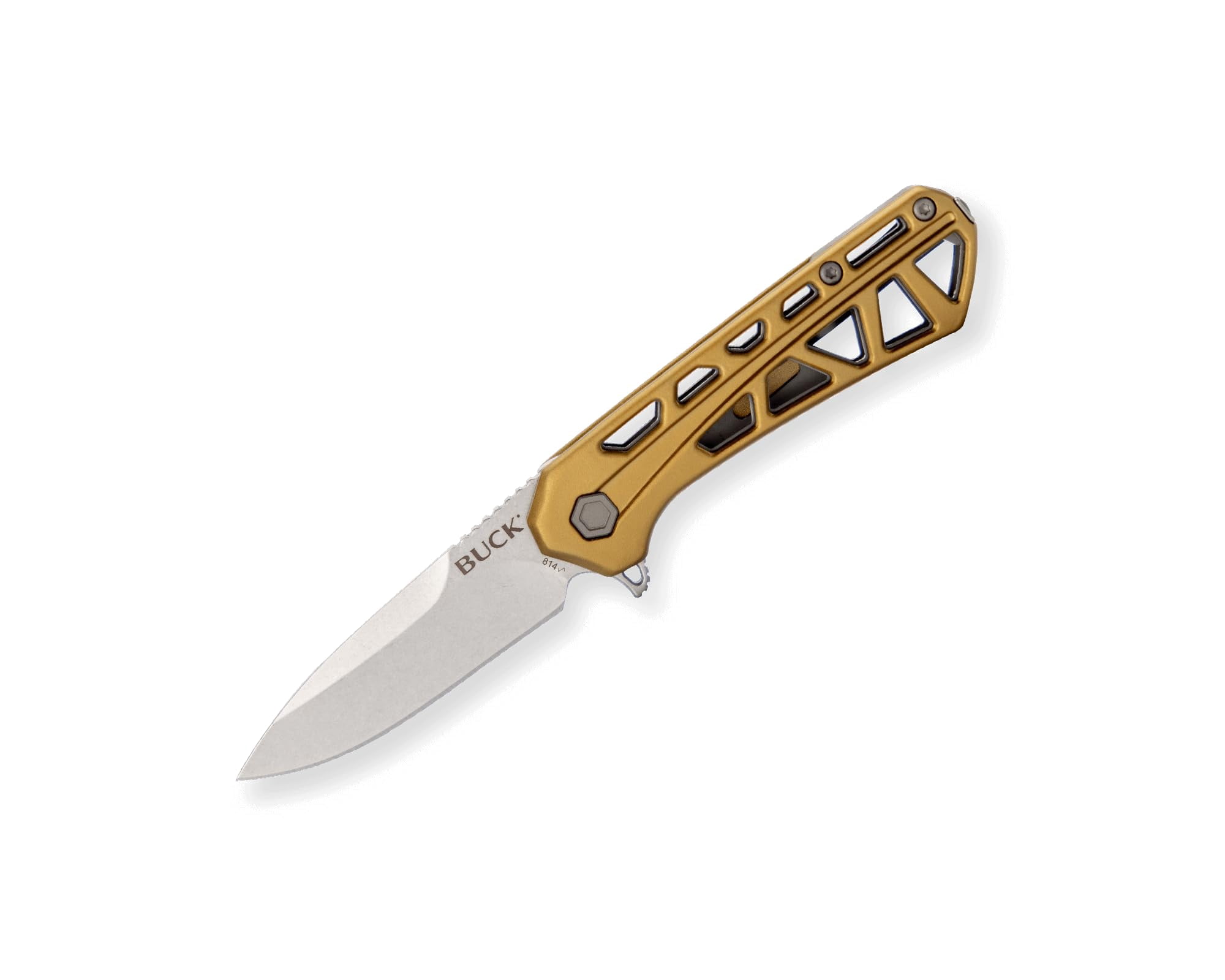 Buck Knives 814 Mini Trace Pocket Knife, Bronze - Walmart.com