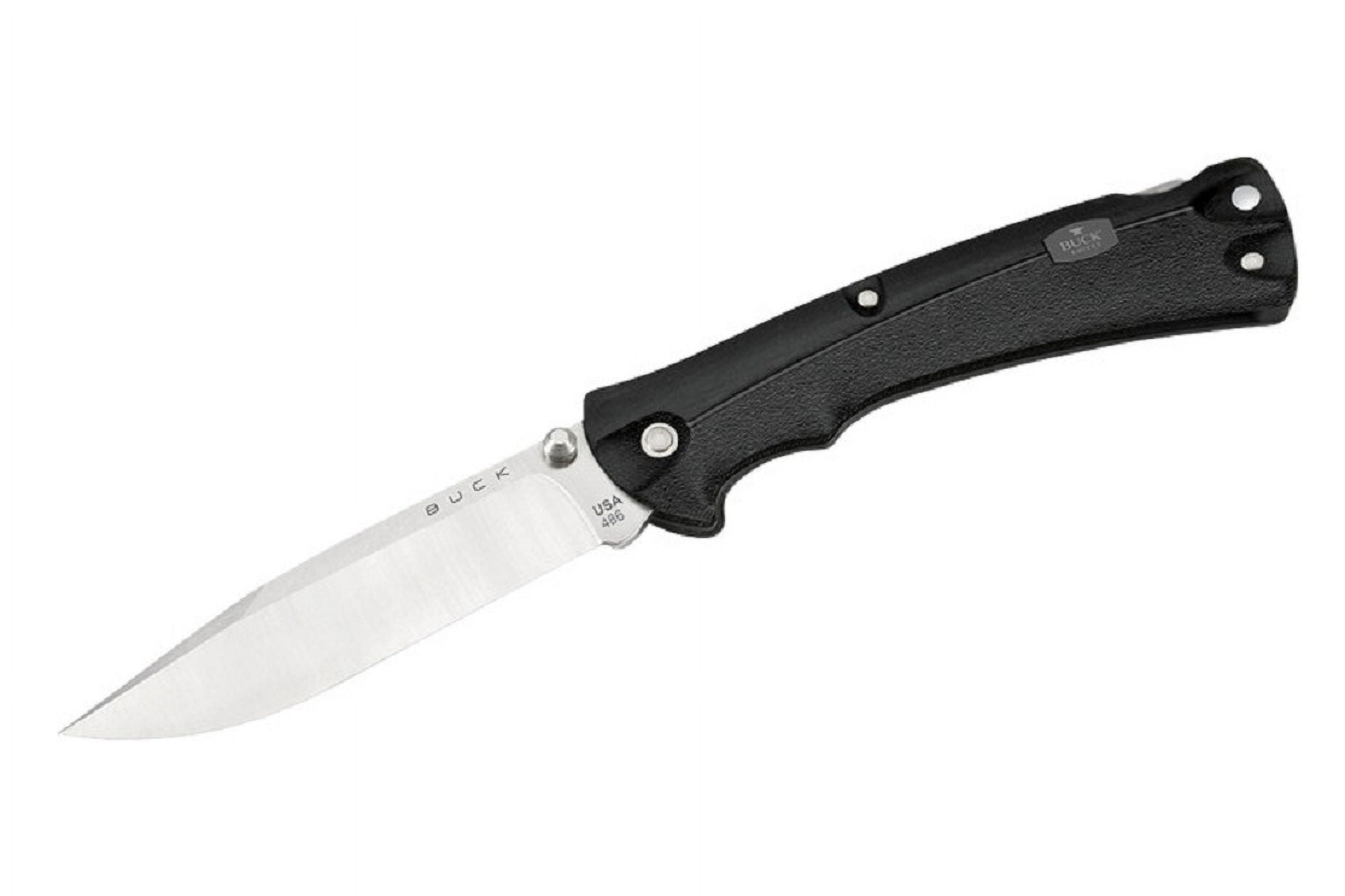 Buck Knives Bucklite Max Large Folding Pocket Knife, Black - 0486BKS-B ...
