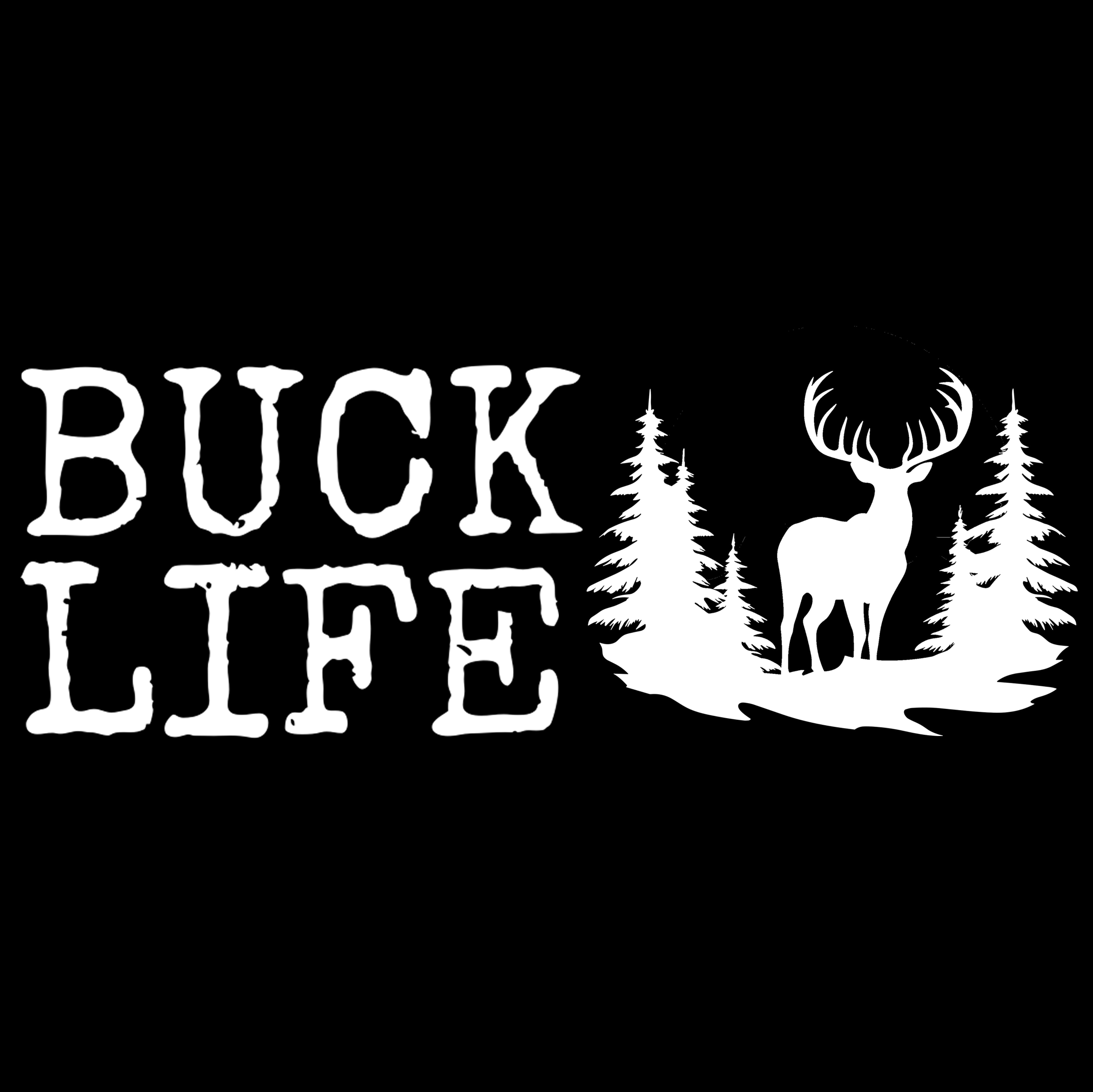 Buck Life Camping Hunting Deer Hiking Car Truck Vinyl Sticker Decal 6 ...
