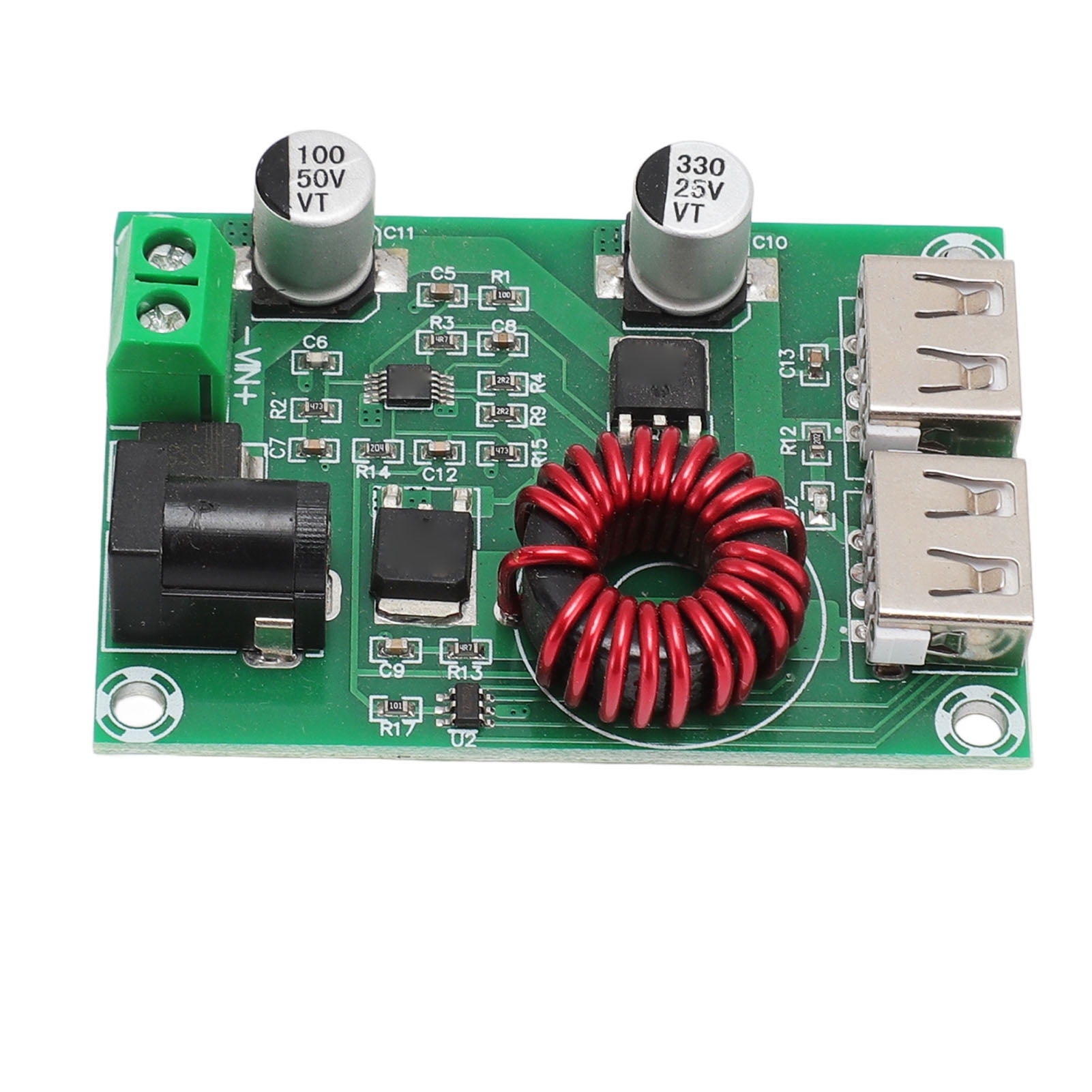 Buck Module DC 9V?36V to 5V Dual USB Output Voltage Buck Converter ...