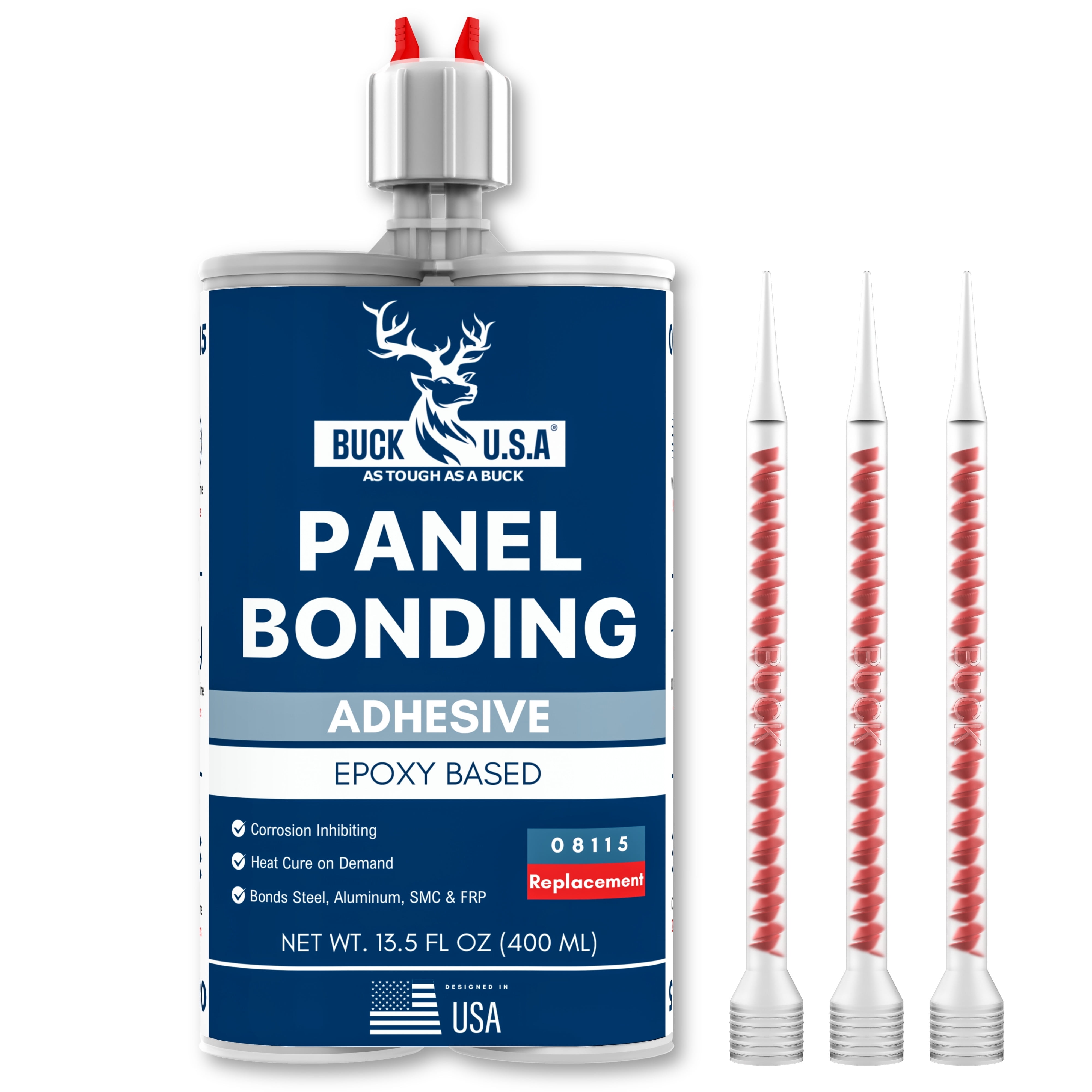 Buck Panel Bonding Adhesive, Two-Part Epoxy, 400 ml/13.5 fl oz ...