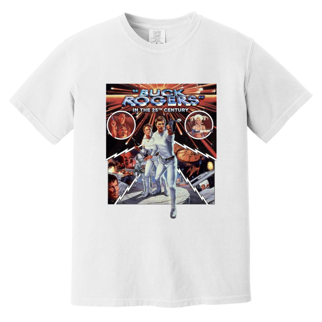 Buck Rogers Retro Space Hero Tribute Sci-Fi Design Comfort Color T ...