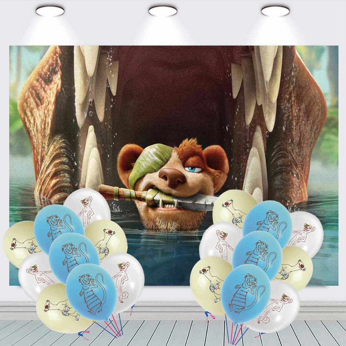 Buck Wild Birthday Balloons Party Supplies Banner Backdrop Background ...