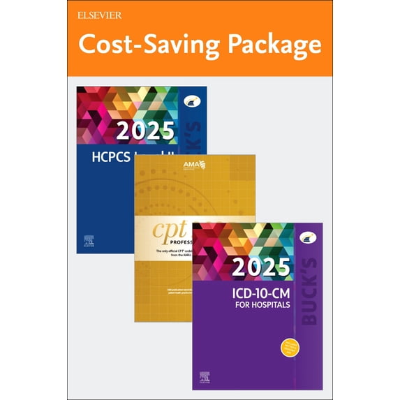 Buck's 2025 ICD-10-CM For Hospitals, AMA 2025 CPT® Professional, and ...