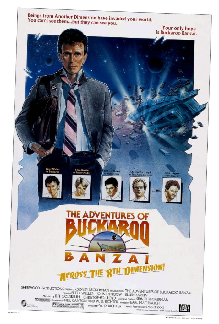 Buckaroo Banzai Movie Poster 24in x36in Art Poster 24x36 Multi-Color ...