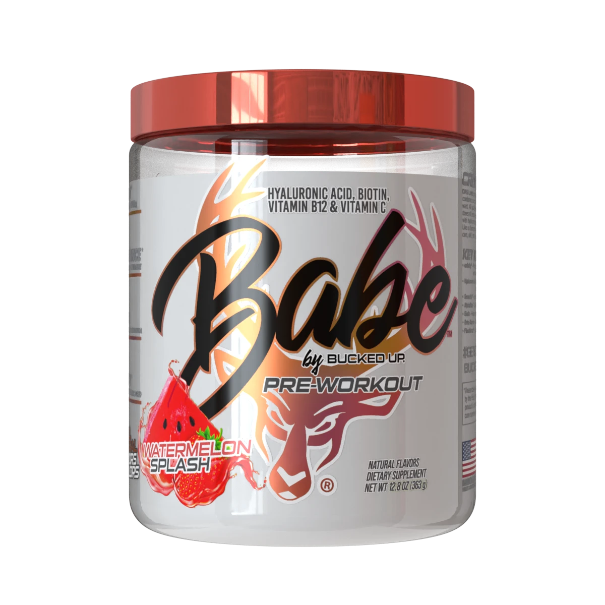 Bucked Up Babe Pre-Workout Powder, Watermelon Splash, 30 Servings ...