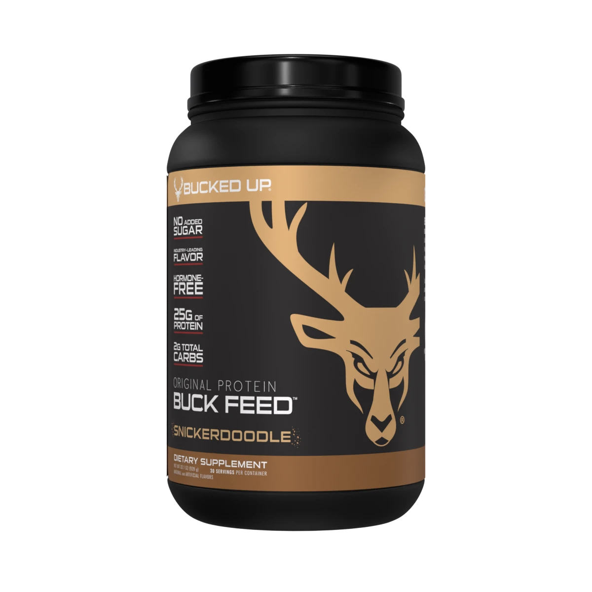Bucked Up Buck Feed Snickerdoodle Whey Protein Powder, 25g of Protein ...