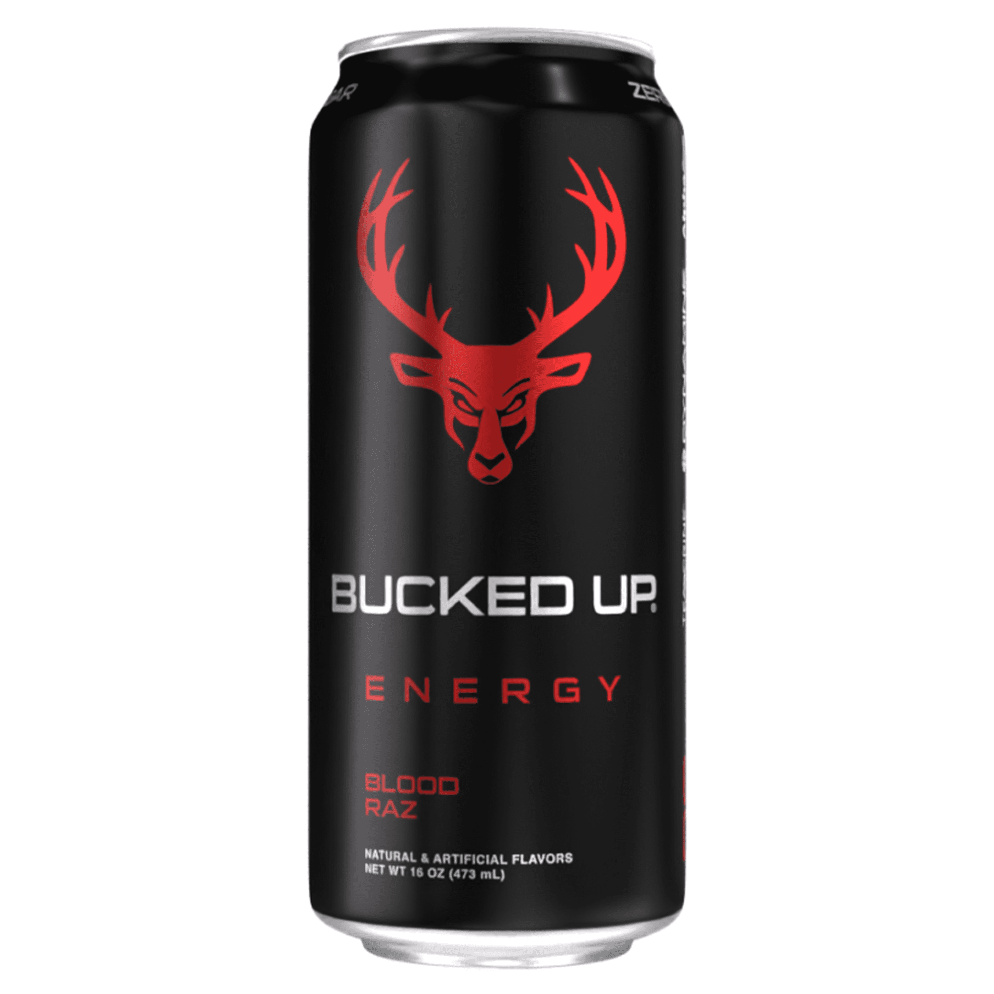 Bucked Up Energy Drink, Blood Razz Flavor, 300mg Caffeine, 16 fl oz ...