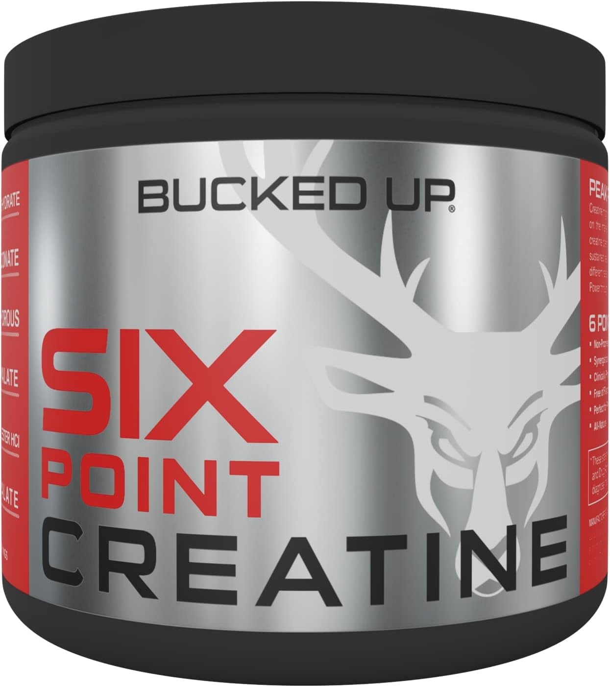 Bucked Up Six Point Creatine Supplement, 6 Types of Creatine ...