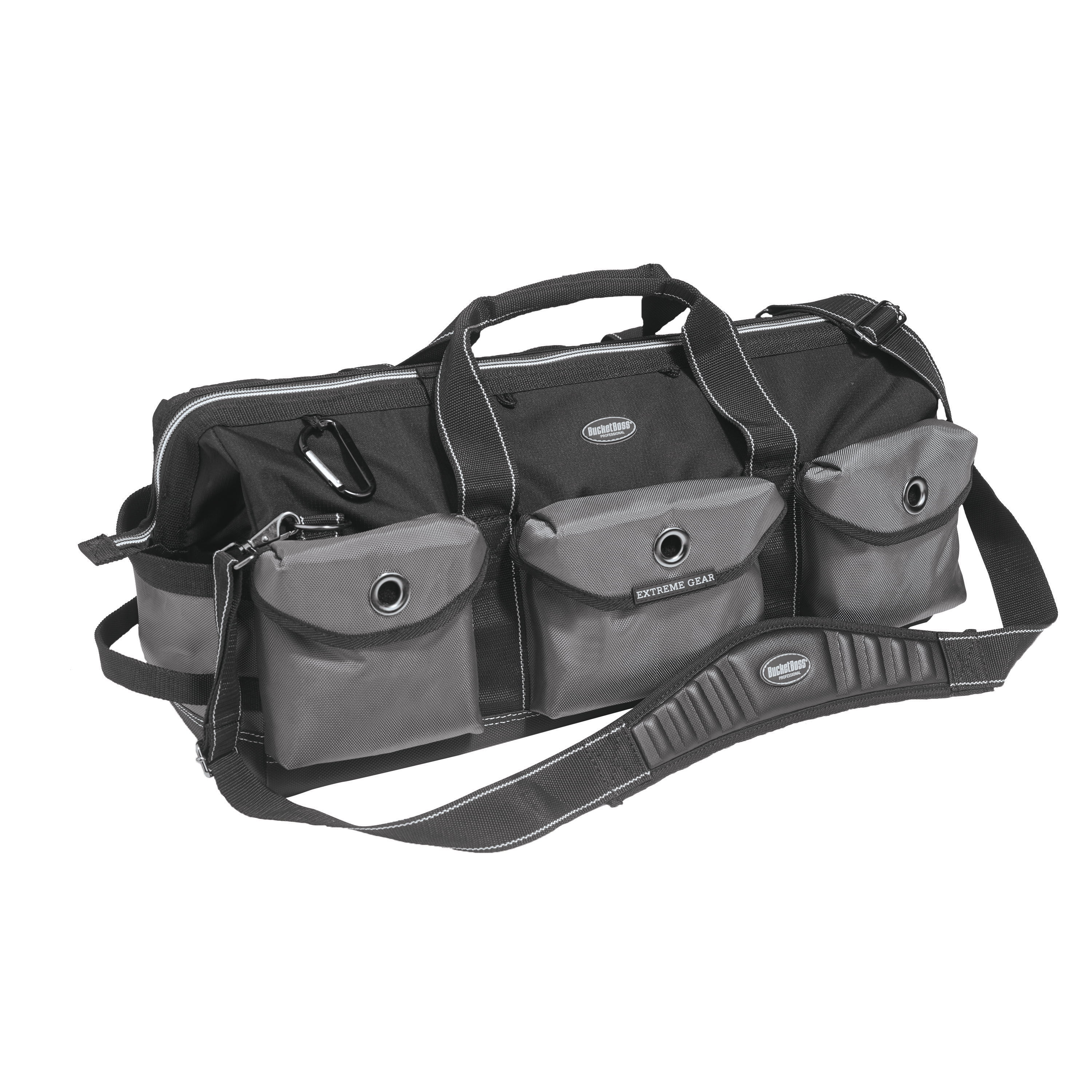 Bucket Boss Extreme Big Daddy 24 in. Tool Bag, in Grey, 65024 - Walmart.com