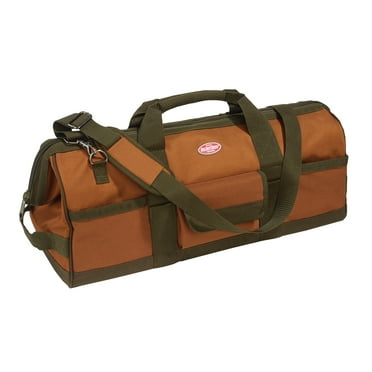 Bucket Boss 60028 12" & 16" Green & Brown Gatemouth® Tool Bag Combo ...