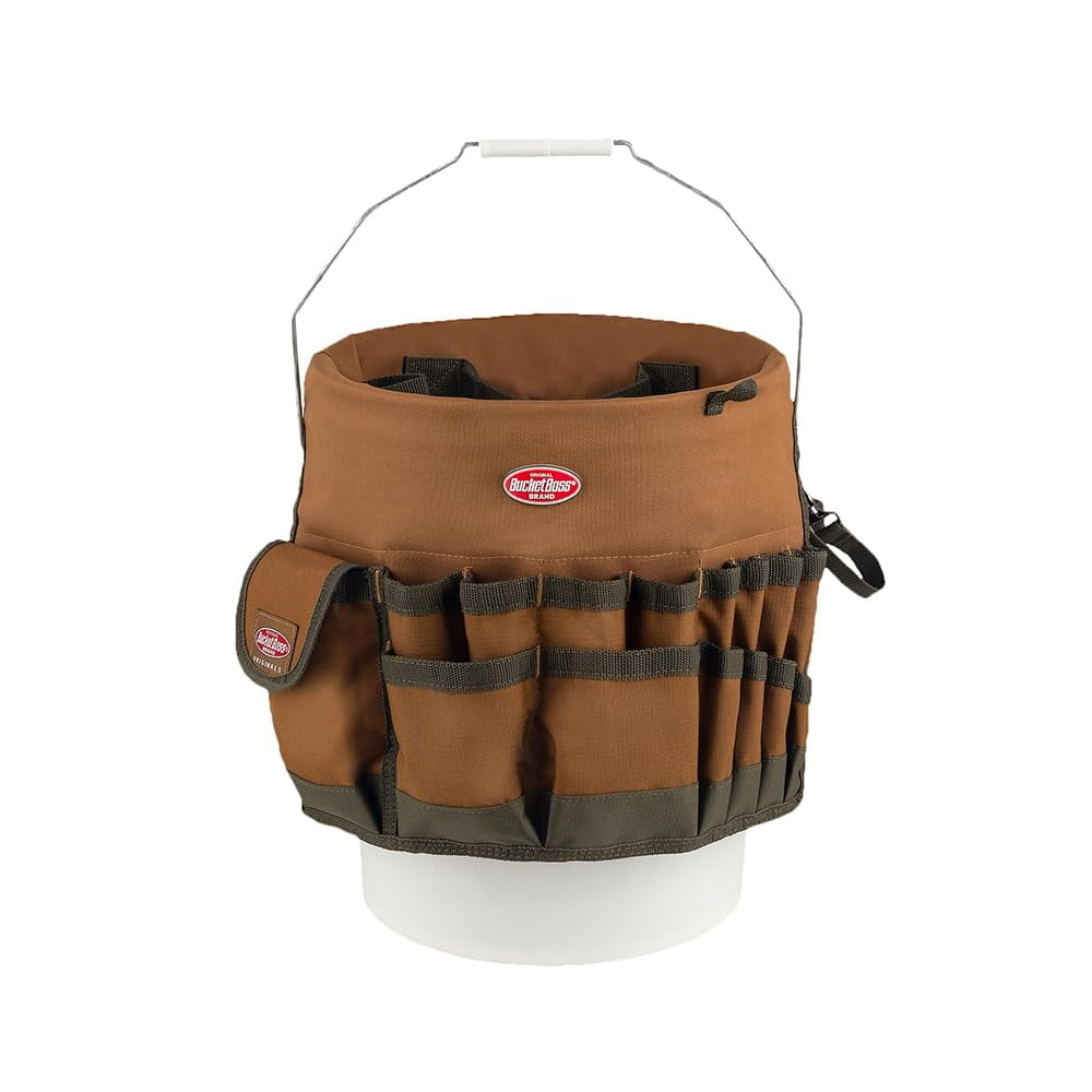 Bucket Boss The Bucketeer Bucket Tool Organizer in Brown, 10030 ...