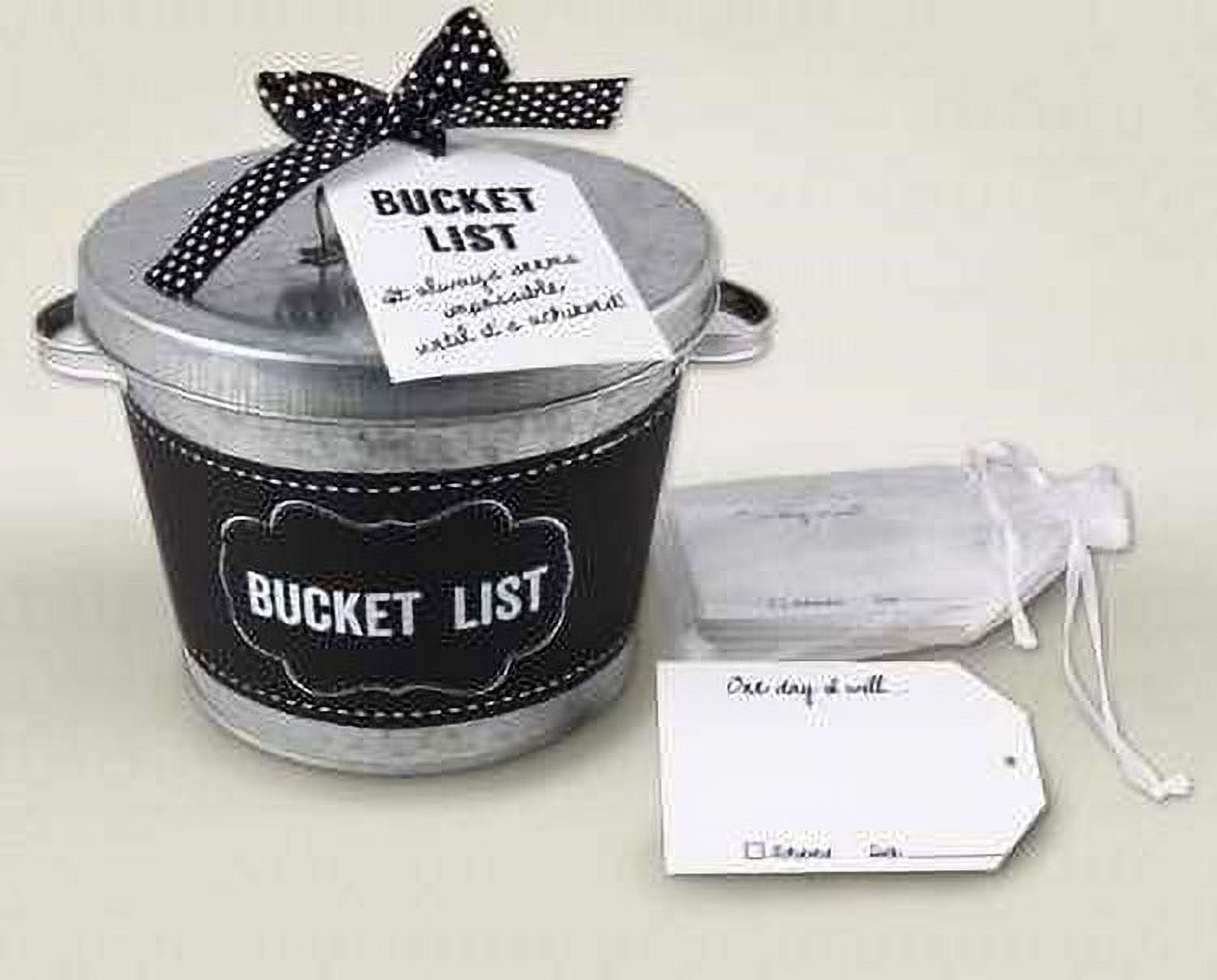 Bucket-Bucket List-Metal (7 X 7 X 6) - Walmart.com