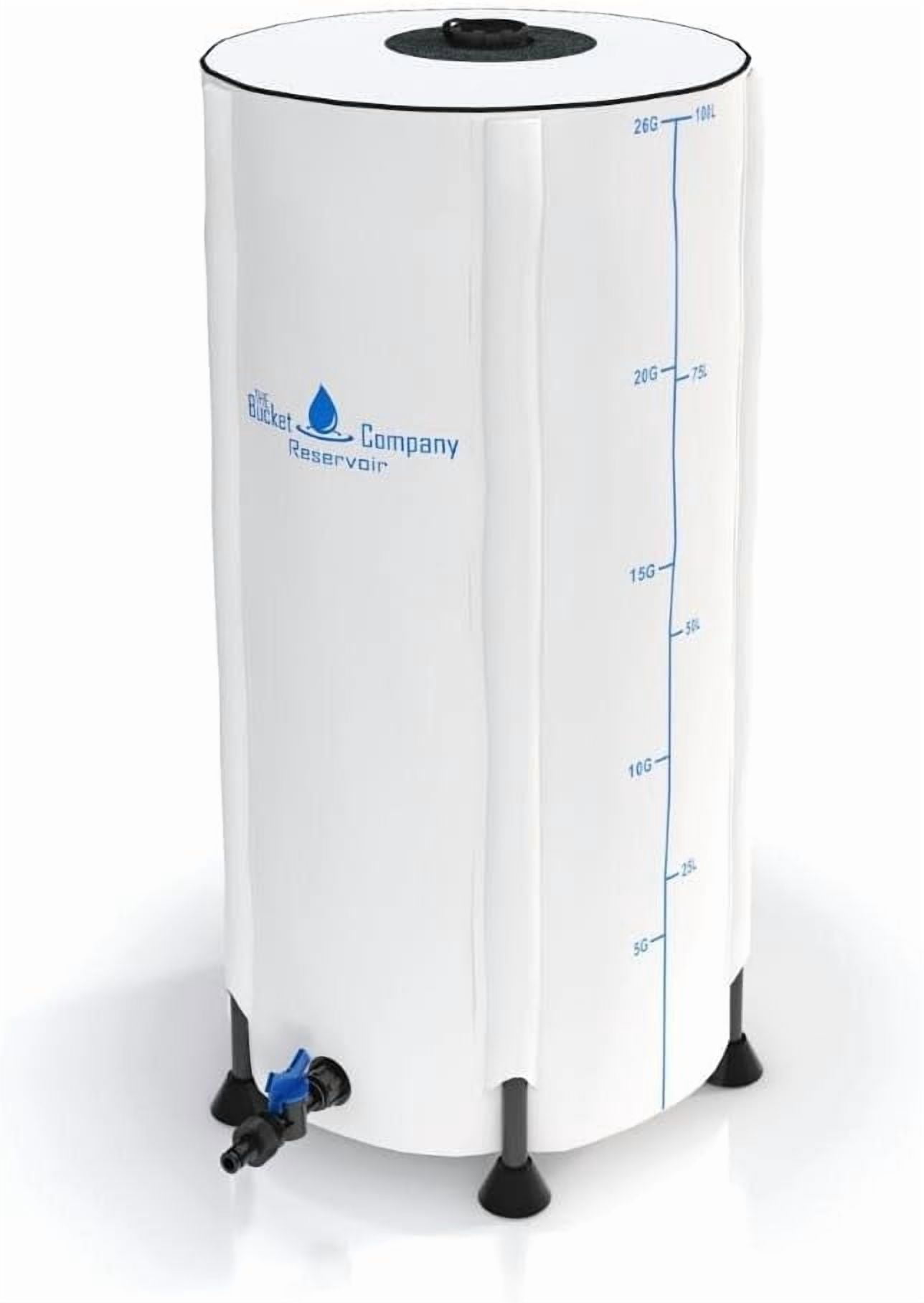 The Bucket Company Ez-Pz Collapsible Reservoir Water Tank 26 Gallon ...