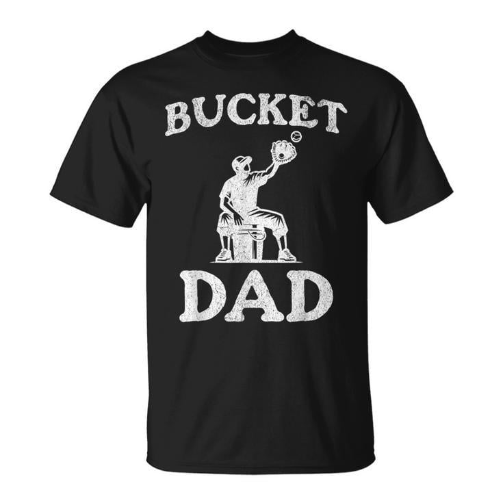 Bucket Dad Softball Dad Baseball Father's Coach T-Shirt – Proud Sports ...